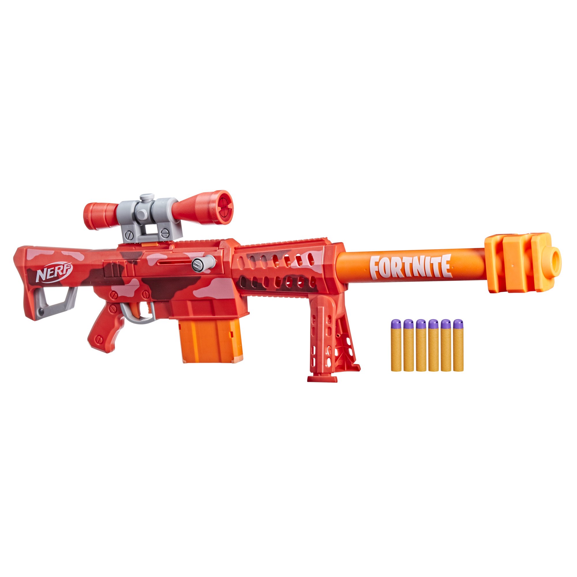 Бластер Nerf Fortnite Heavy SR (F0928) | Нерф Фортнайт Снайперская винтовка